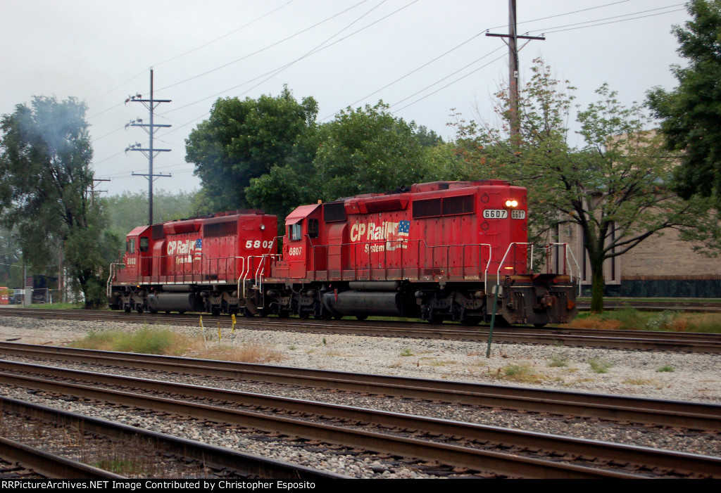 CP SD40-2 6607 & 5802